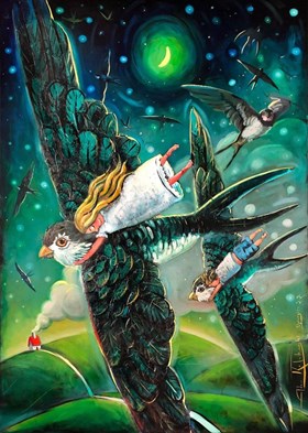 Powrót - Adam Kołakowski - Olej - Art In House Dom Aukcyjny