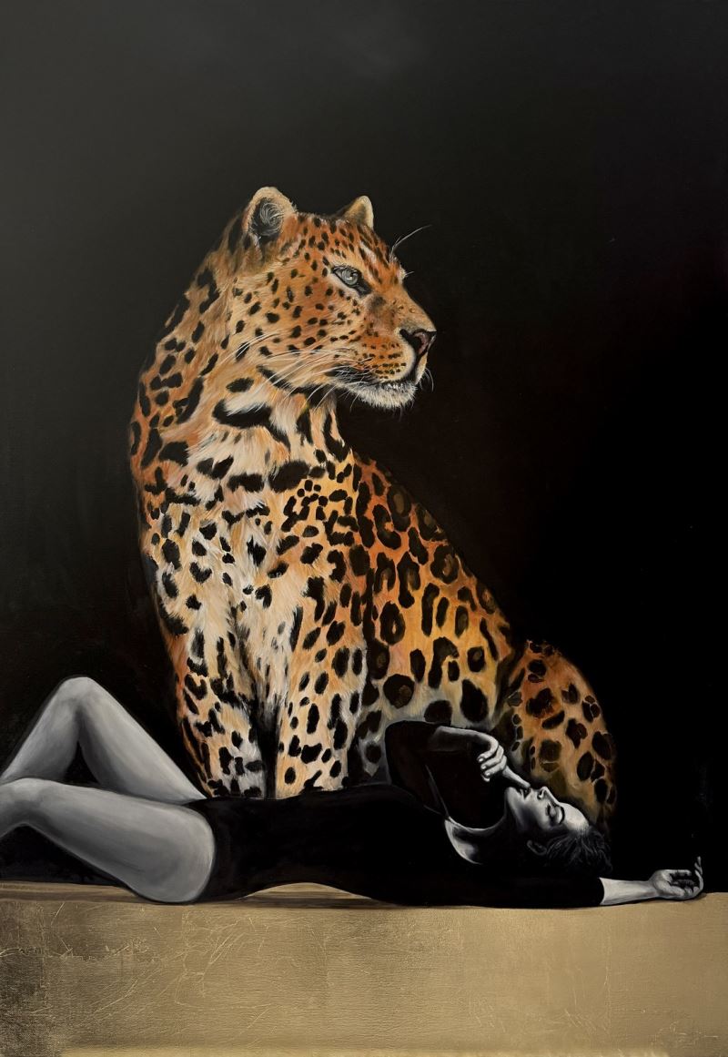 Whispers of Silence - Monika Bartkowiak - Zawadzka - Metal leafing, Oil ...