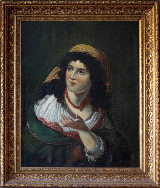 Gypsy Woman, 19th century - Artysta Nierozpoznany - Figurative, Realism ...