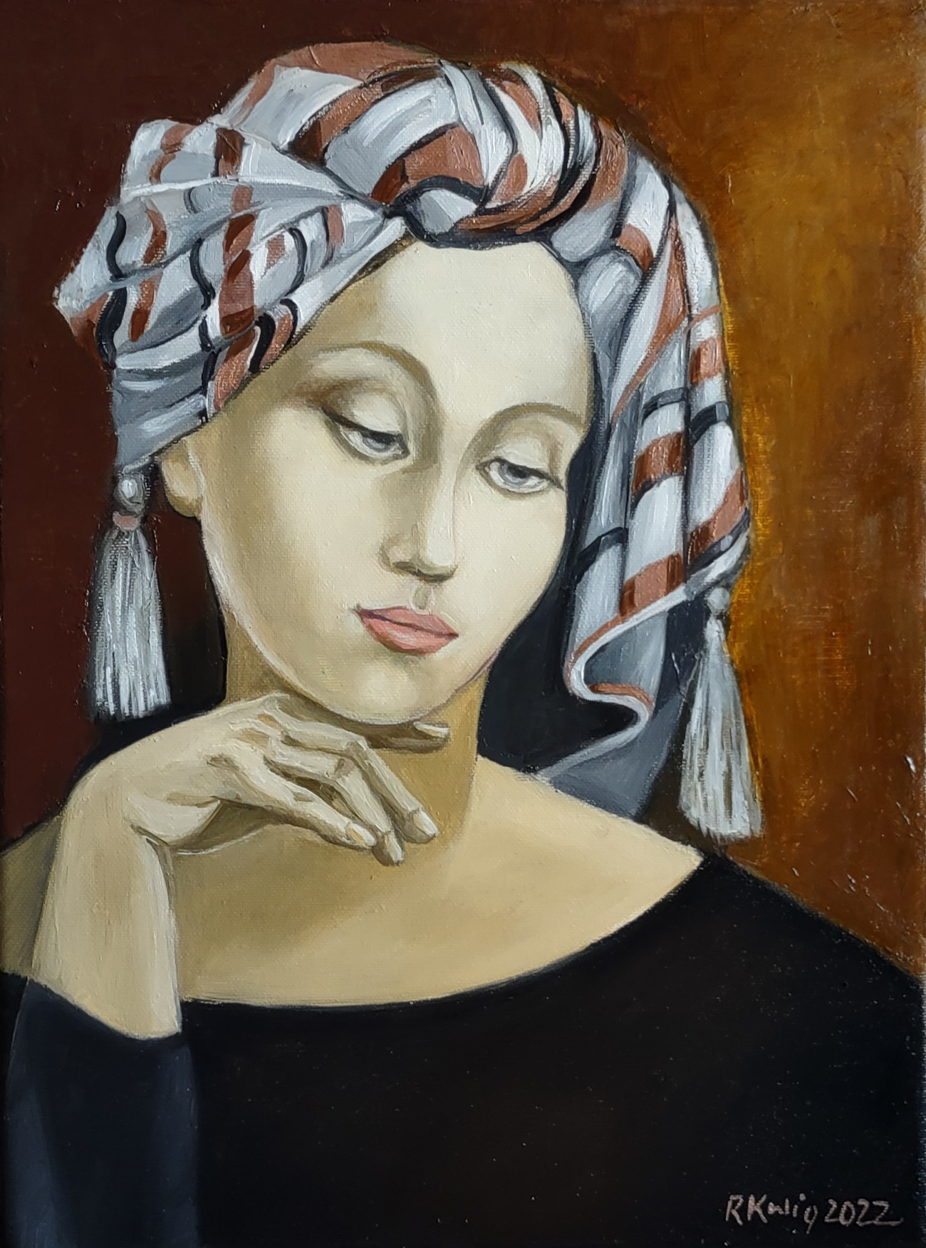 Dziewczyna w turbanie - Renata Kulig-Radziszewska - Figuratywne ...